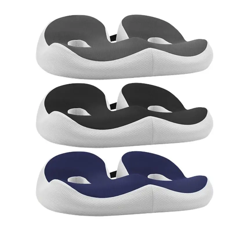 Memory-Foam-Sit-Bone-Relief-Seat-Cushion-For-Tailbone-Sciaticaback-Pain ...