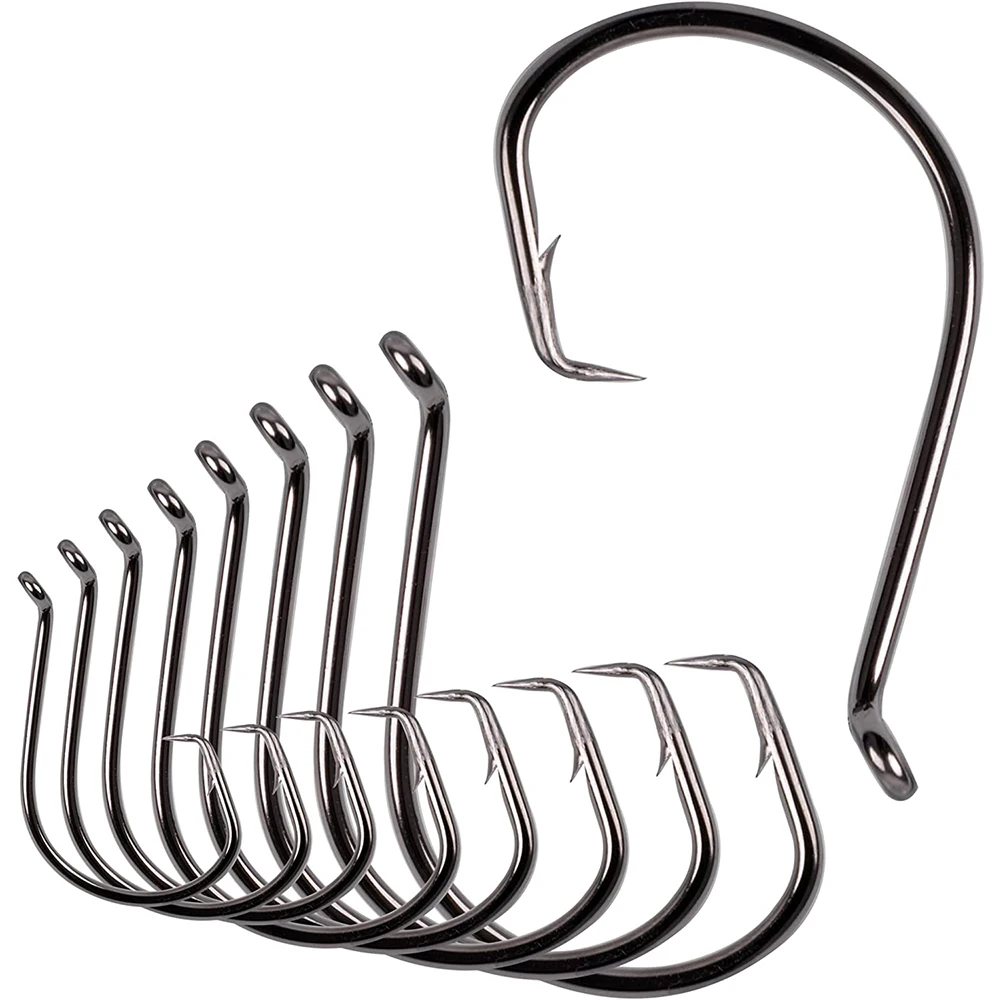 1000Pcs-7384-Circle-Fising-Hooks-High-Carbon-Steel-Saltwater-Fishing ...