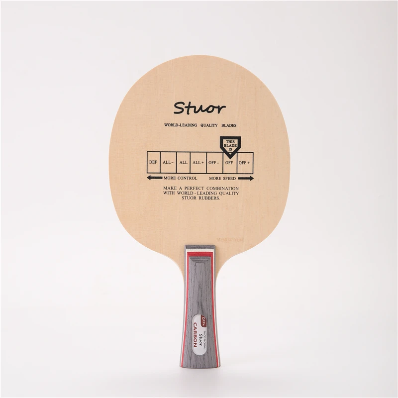 Stuor Table Tennis Blade Hinoki Wood Ping Pong Racket 5 Layers With ...