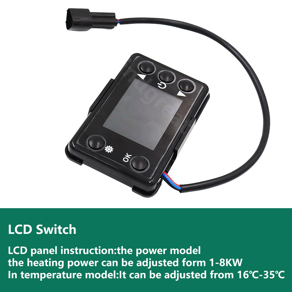 2 Kw Diesel Heater Universal Diesel Air Heater Controller - LCD Monitor ...