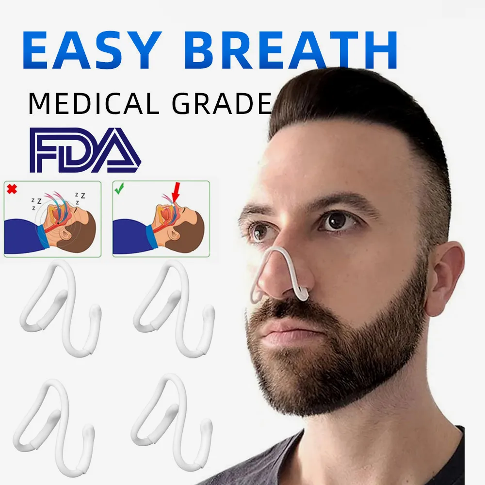 Nasal-Dilator-For-Anti-Snoring-Silicone-Nose-Clip-Improve-Nose-Vents ...