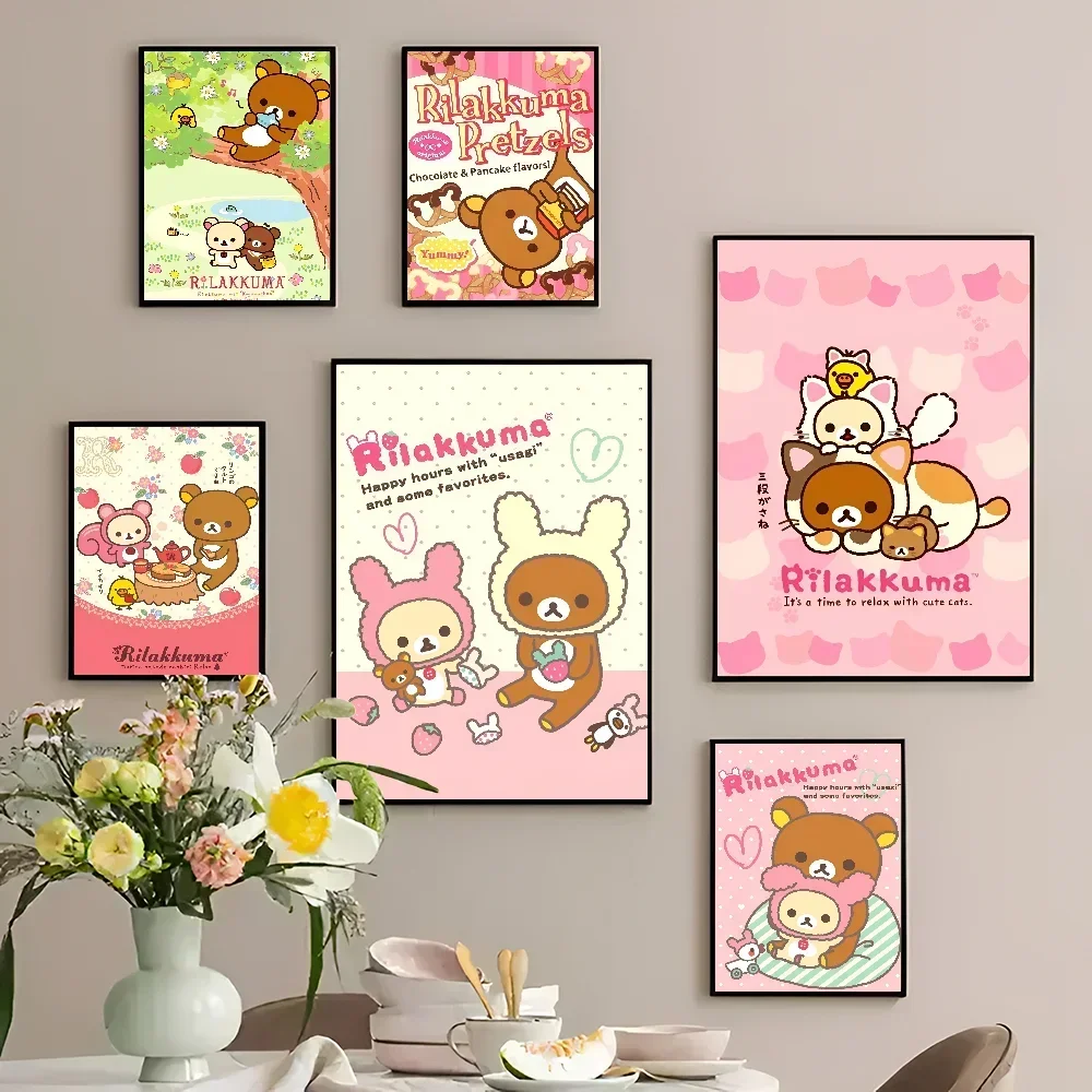 Japan-Anime-Cute-Cartoon-Rilakkuma-Good-Quality-Prints-and-Posters-HD ...
