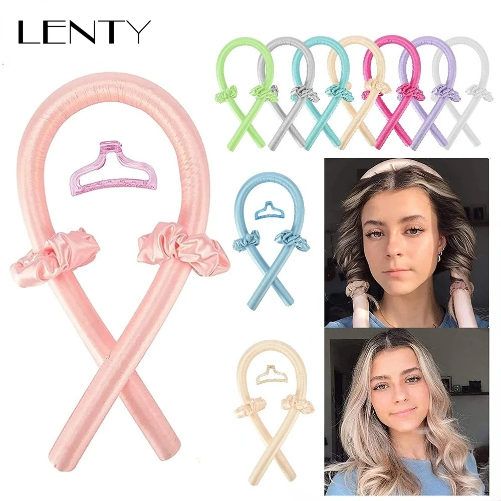 Heatless-Curling-Stange-Stirnband-Keine-W-rme-Seide-Locken-Band-Haar ...