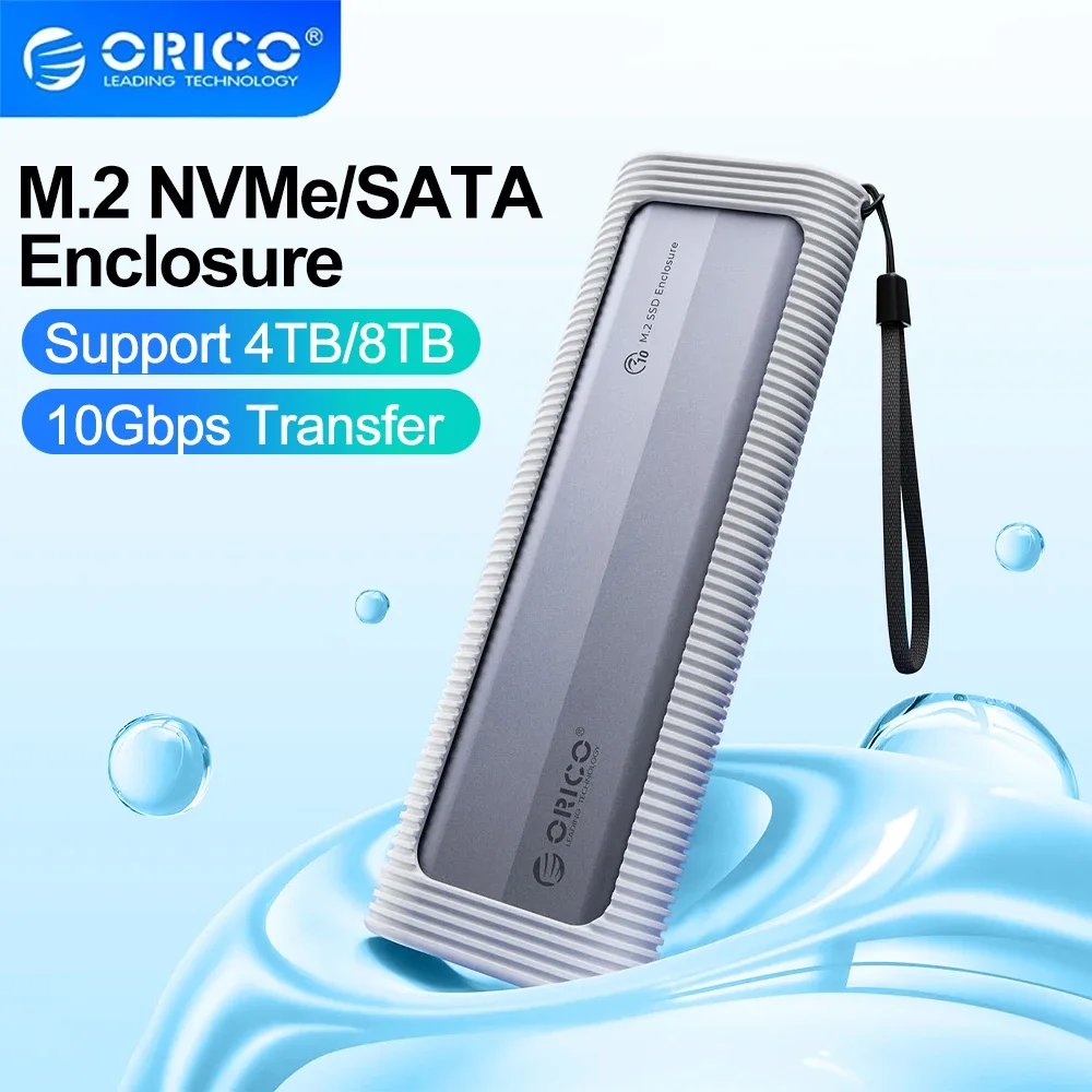 ORICO-M-2-NVMe-SSD-Enclosure-Aluminum-Tool-Free-Adapter-10Gbps-USB3-2 ...