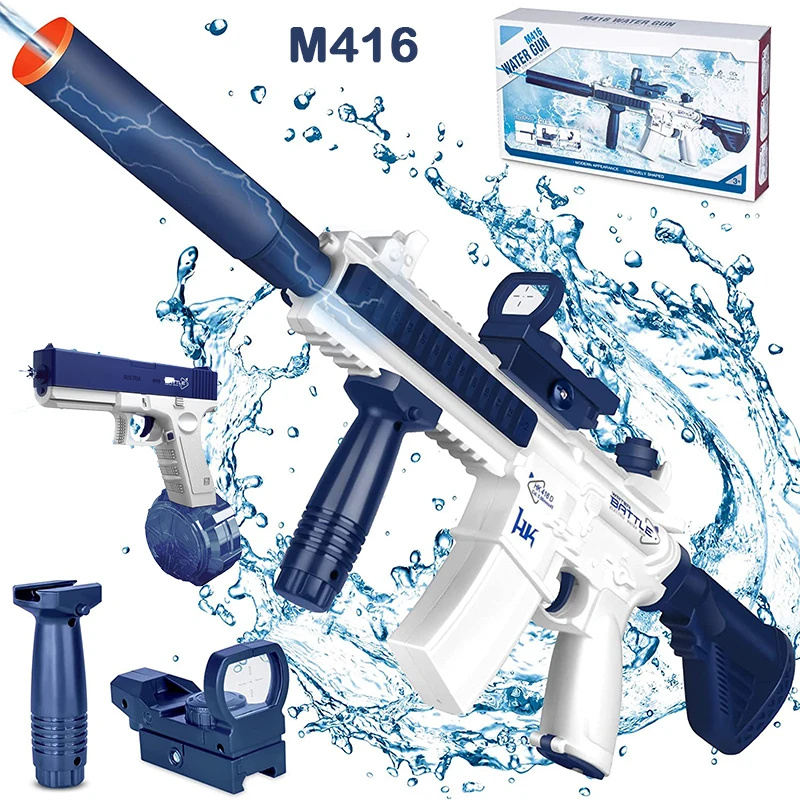 M416 Wasser pistole elektrische automatische Airsoft Pistole Wasser pistolen Glock Schwimmbad ...