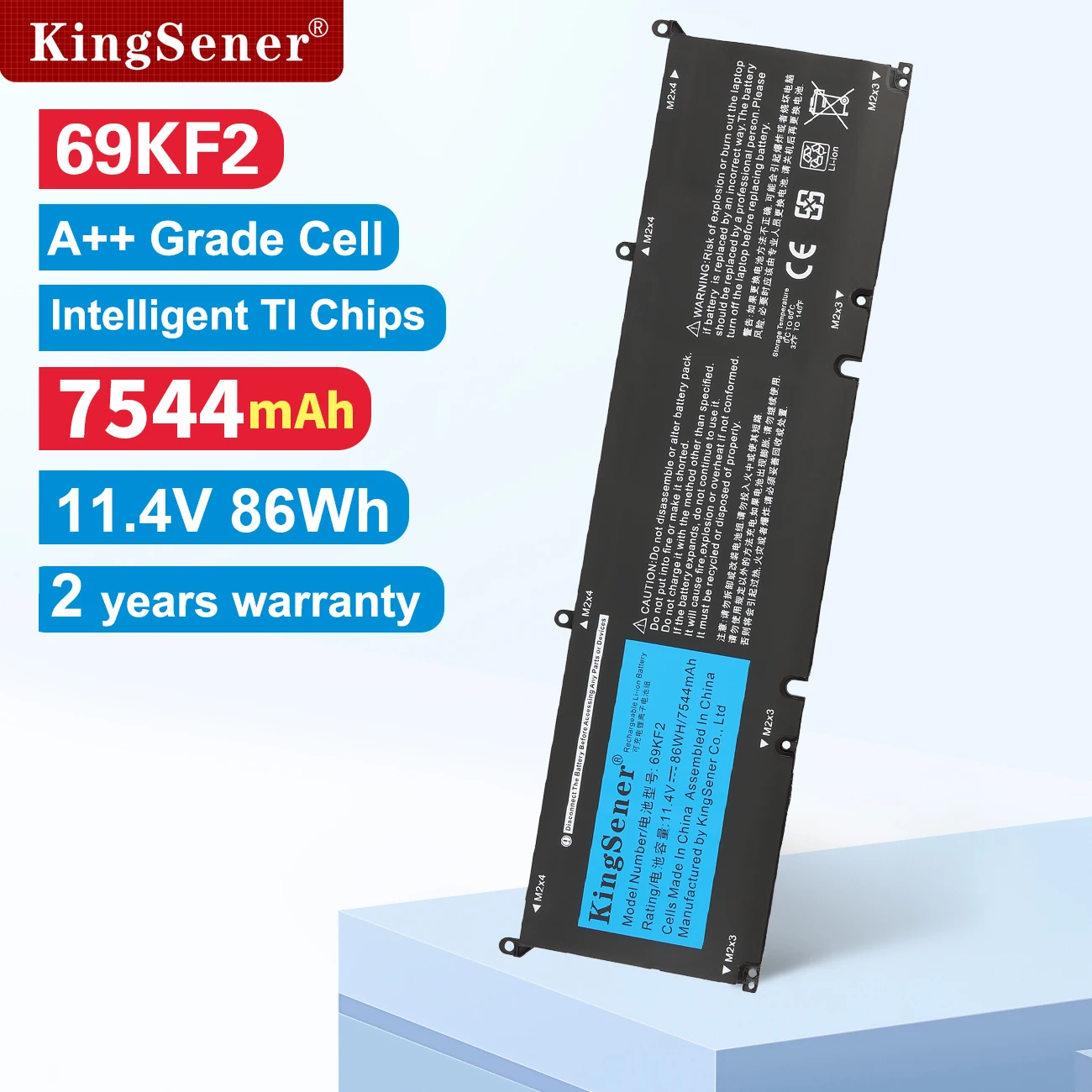 Bater-a-69KF2-para-DELL-XPS-15-9500-9510-9520-9530-precisi-n-5550-5560 ...