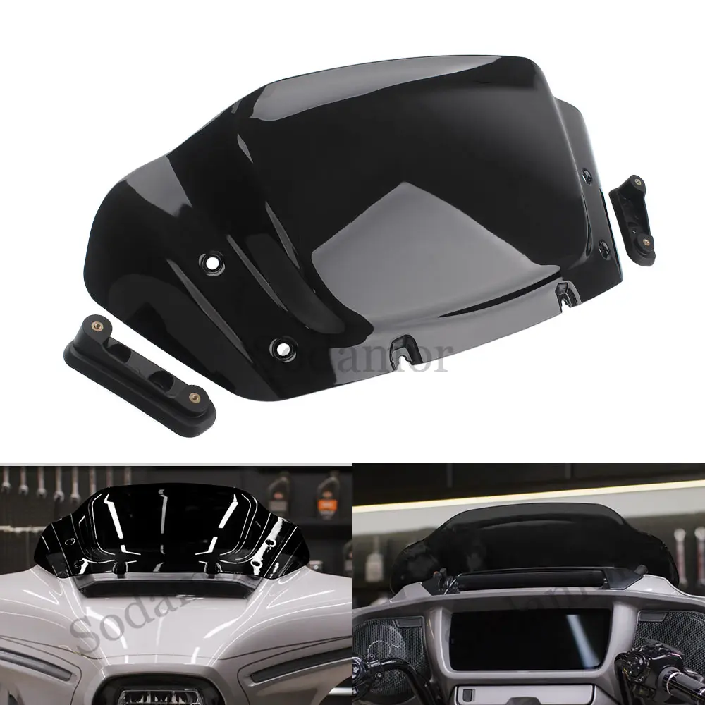 10" Front Upper Fairing Windshield Wind deflector Cowling Windscreen ...