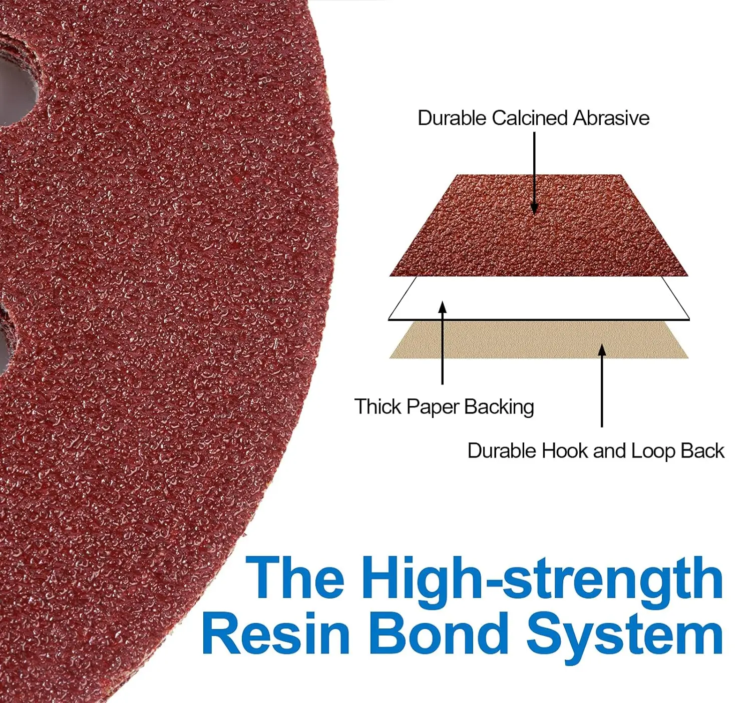 Sanding Discs 125mm Klingspor (5") - 8-Hole Hook & Loop Pattern For ...