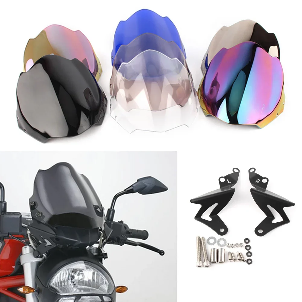 Motorcycle-Accessories-Windscreen-Windshield-Screen-Deflector-Protector ...