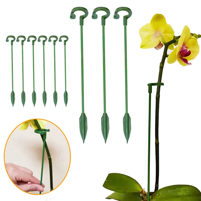 2-5-10pcs-Plastic-Plant-Supports-Flower-Stand-Reusable-Protection ...