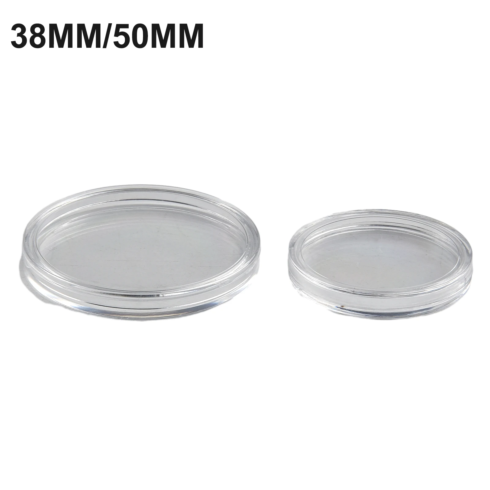 10Pcs-38-50mm-Coin-Capsules-Case-Transparent-Round-Coin-Box-Capsules ...