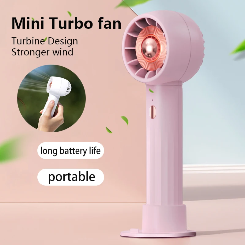 2022-New-Hand-Mini-Fan-1200mAh-Rechargeable-Battery-USB-Portable-Fan ...