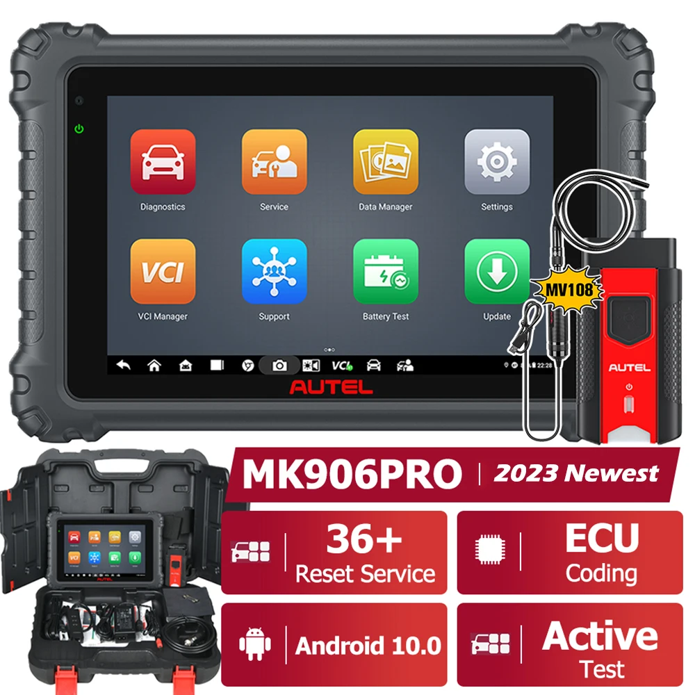 Autel Maxicom Mk906pro Professional Automotive Scanner Car Diagnostic ...