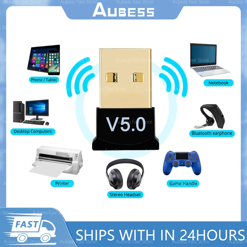 New Mini Usb Blue-tooth Adapter Dongle For Computer Pc Mouse Keyboard ...