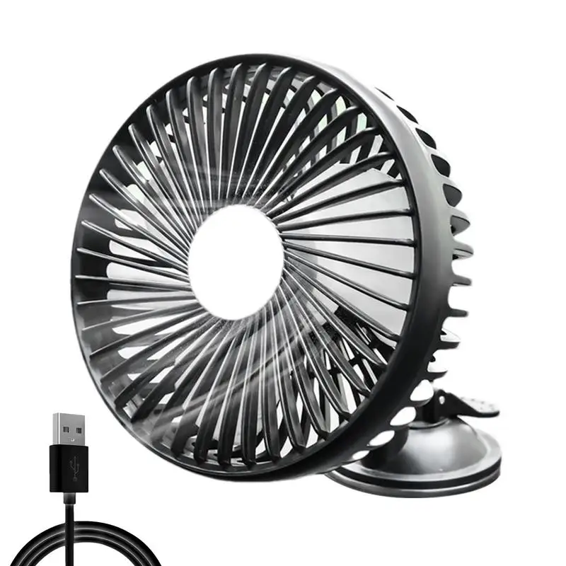 Fan-For-Car-Rechargeable-12V-Fans-Car-Fan-Portable-Fan-Suction-Cup-USB ...