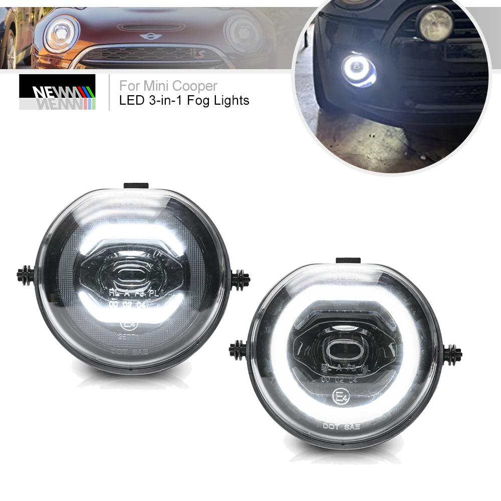 Fit For Mini Cooper F55 F56 F54 Clubman F57 Cabrio 2014-17 3-in-1 Led ...