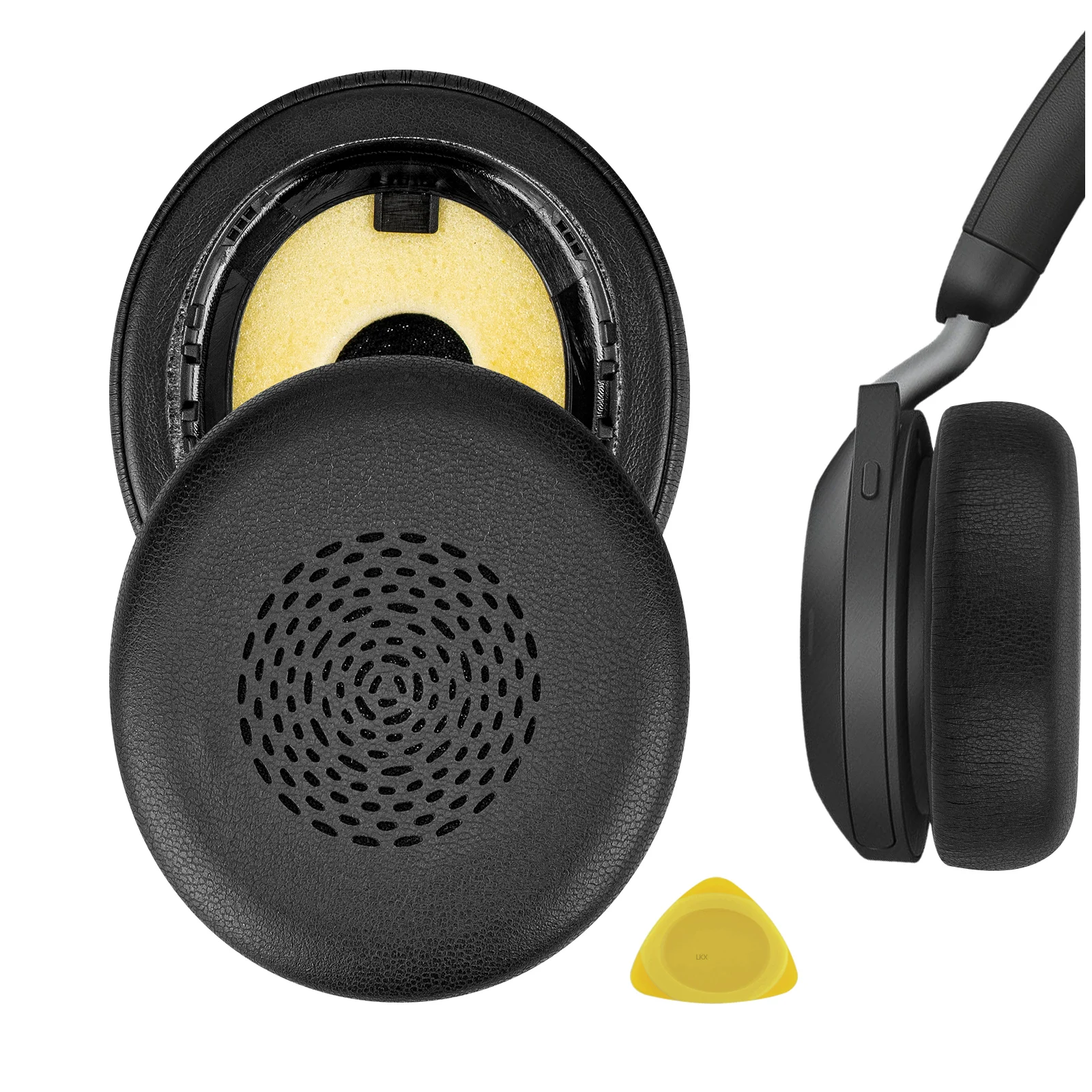 Geekria-QuickFit-Replacement-Ear-Pads-for-Jabra-Evolve2-75-Wireless ...