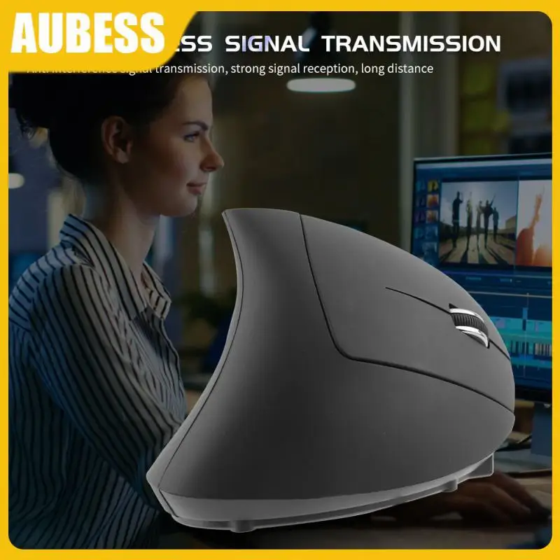 Usb Upright Mouse Creative Mice 2.4g Vertical Mouse Right Hand Mouse ...