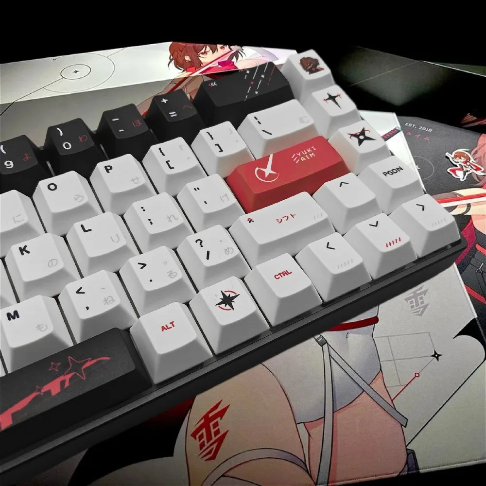 Japanese-root-135-key-PBT-cherry-keyboard-keycaps-suitable-for-custom ...