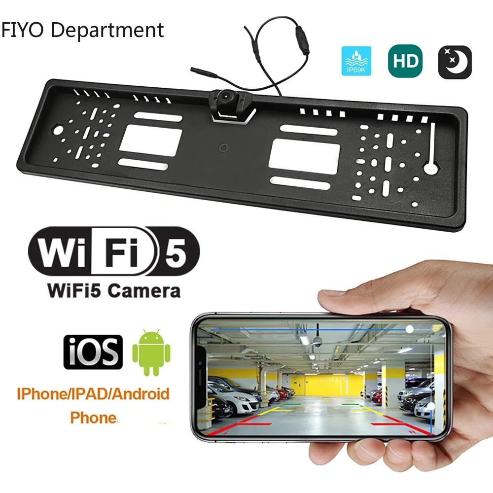 Carro-Europeu-RearView-C-mera-Quadro-de-matr-cula-c-mera-reversa ...