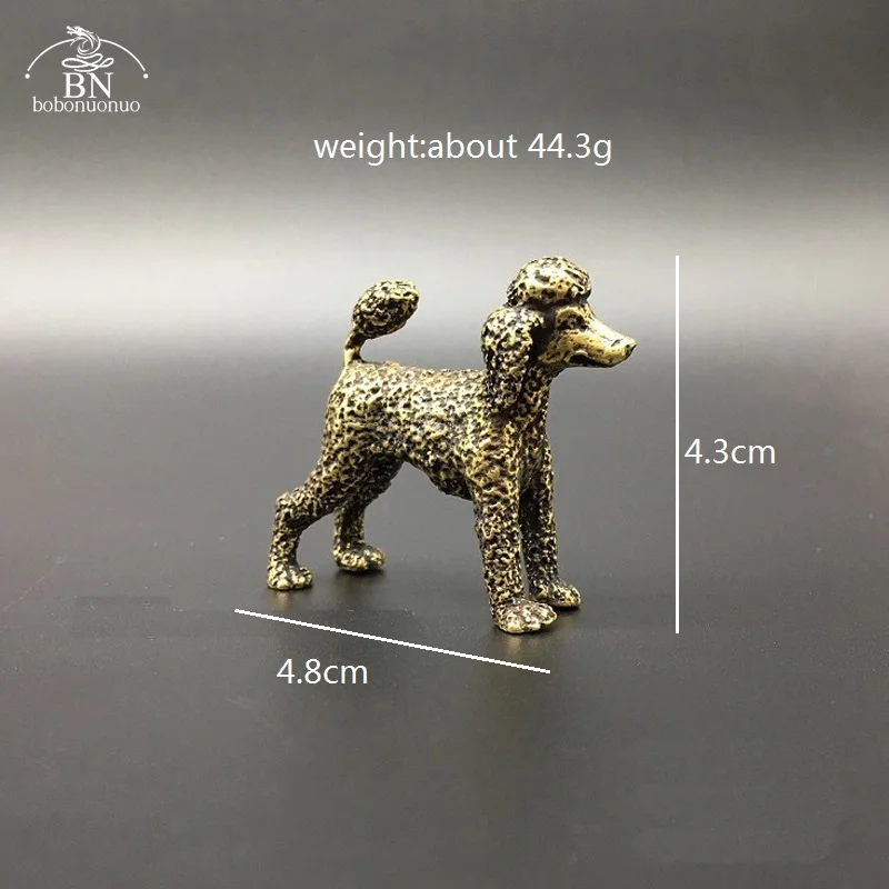 Standing Ceramic Poodles With Rhinestones
