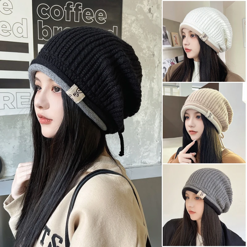 2023-Winter-Warm-Hat-Women-s-Large-Hat-Autumn-Rallying-South-Korea ...