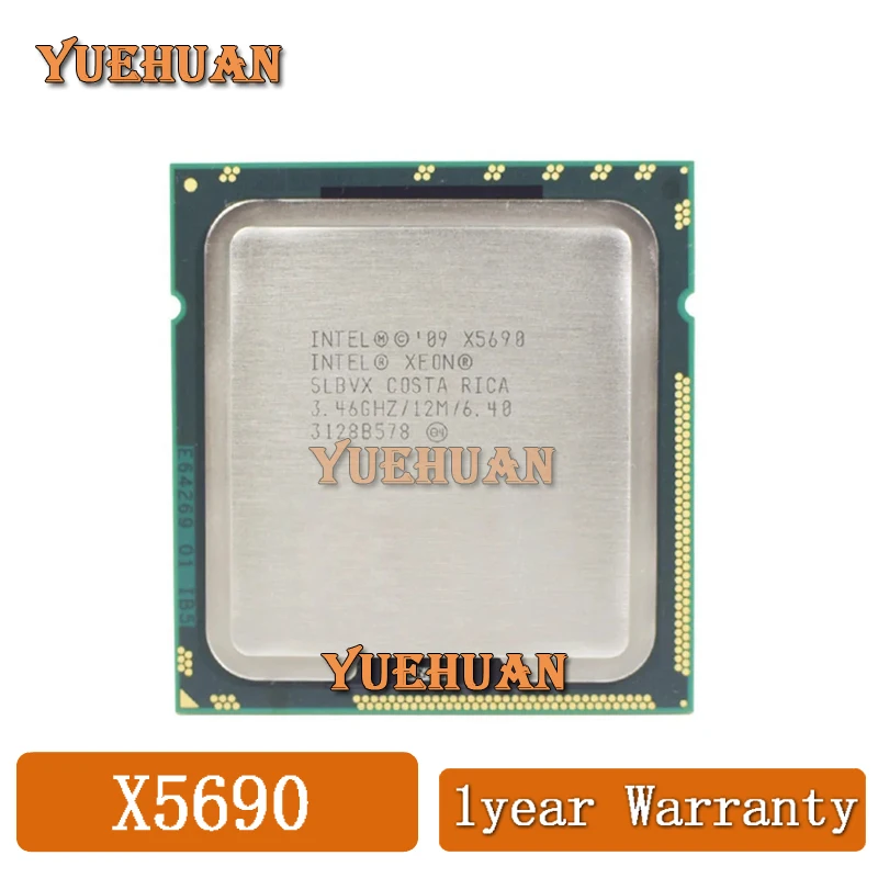 lntel X5690 CPU Processor Six-Core(3.46Ghz /L3=12M/130W) Socket LGA ...