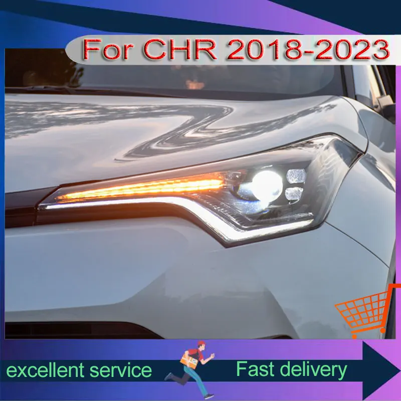 New-Style-Auto-Headlight-For-Toyota-CHR-2018-2023-Assembly-Modified ...