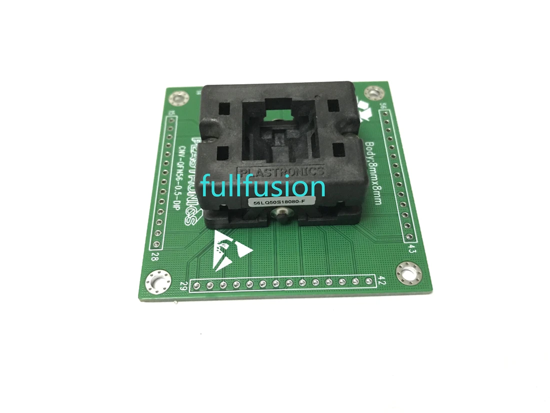 56LQ50S18080-Plastronics-QFN56-TO-DIP-Programming-Adapter-QFN56-IC-Test ...