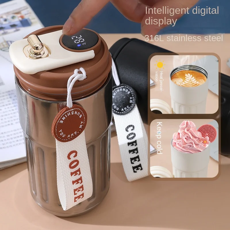 450ml-High-end-Intelligent-Temperature-Coffee-Cup-Thermos-Mug-316 ...