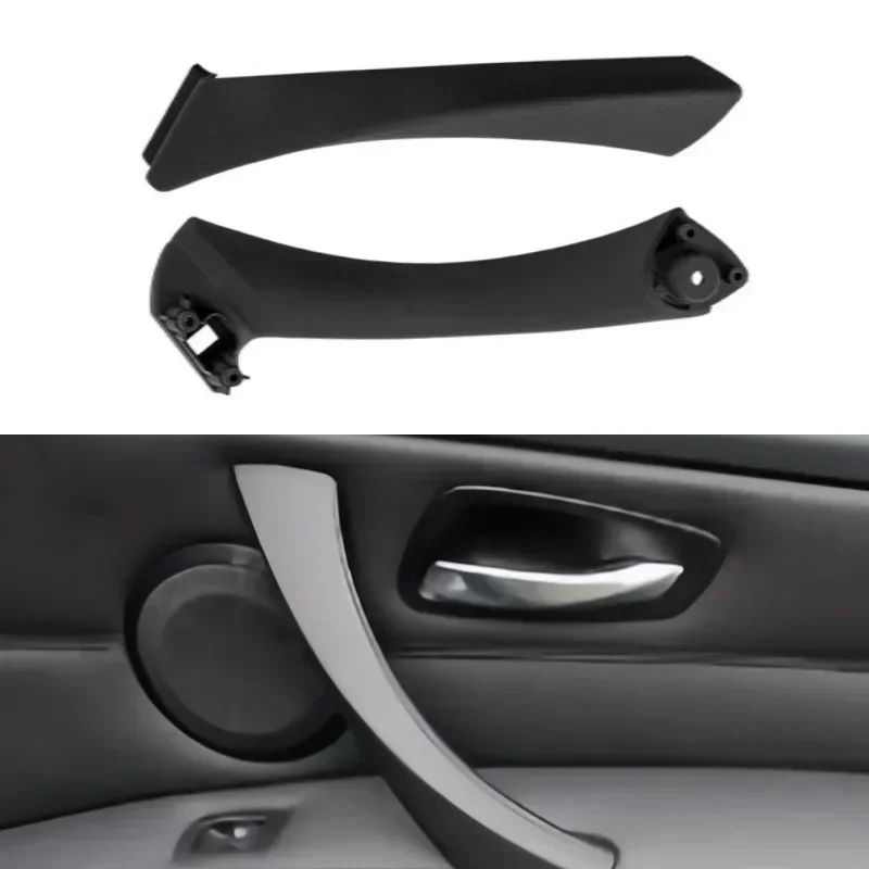 Car-Inner-Handle-Interior-Door-Panel-Pull-Trim-Cover-Black-Left-Right ...
