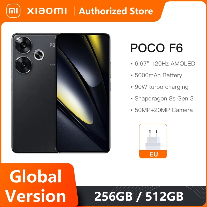 POCO-F6-Smartphone-256GB-512GB-Smartphone-Snapdragon-Mais-Novo ...