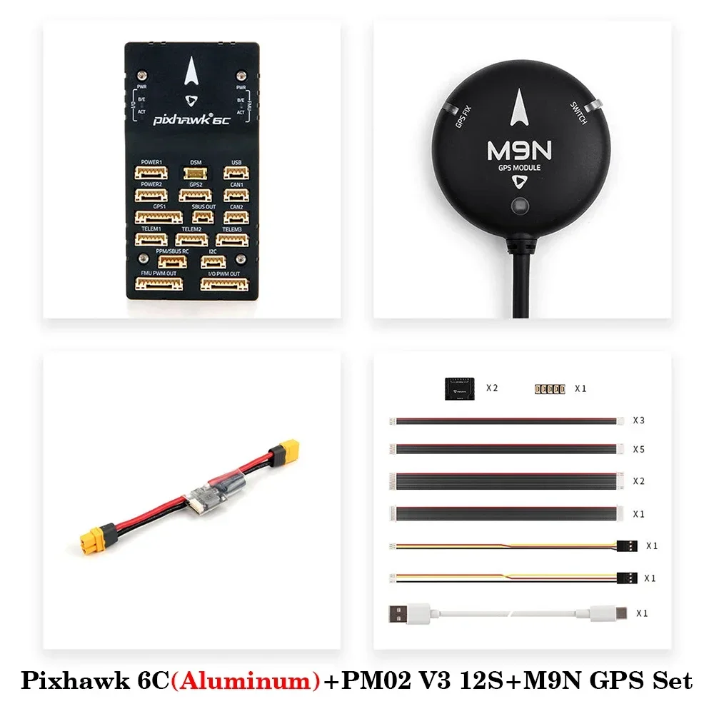 Holybro-Pixhawk-6C-Autopilot-Flight-Controllers-W-PM02-V3-PM06-PM07 ...