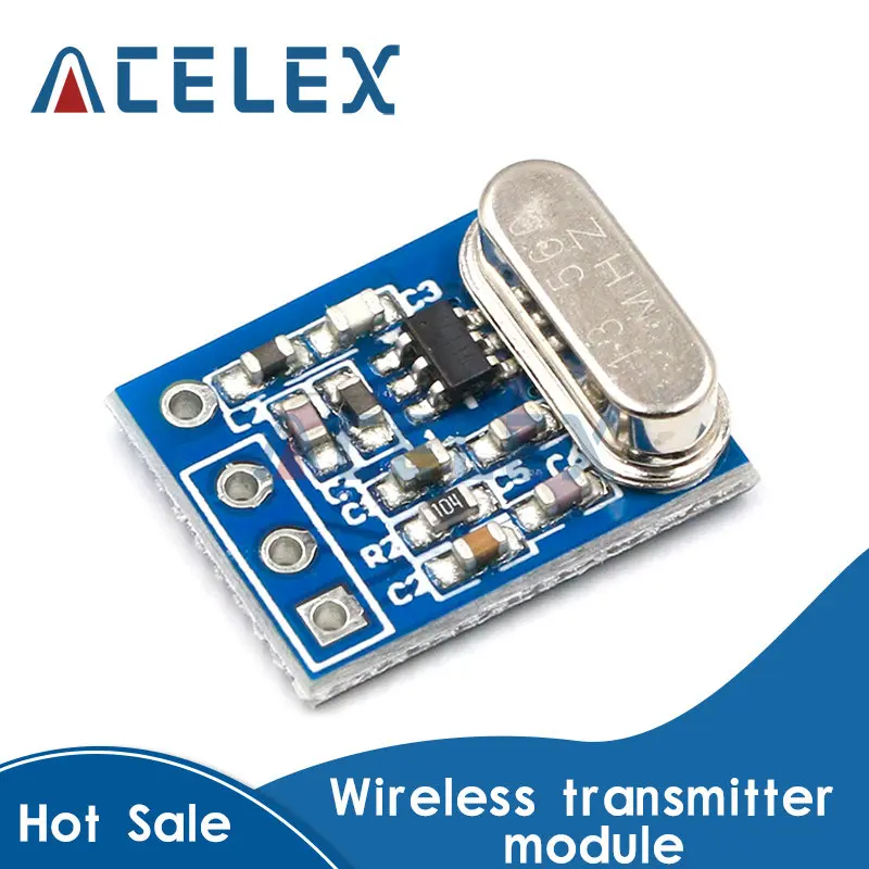 1Set 2Pcs 433MHZ Wireless Transmitter Receiver Board Module SYN115 SYN480R ASK/OOK Chip PCB for ...