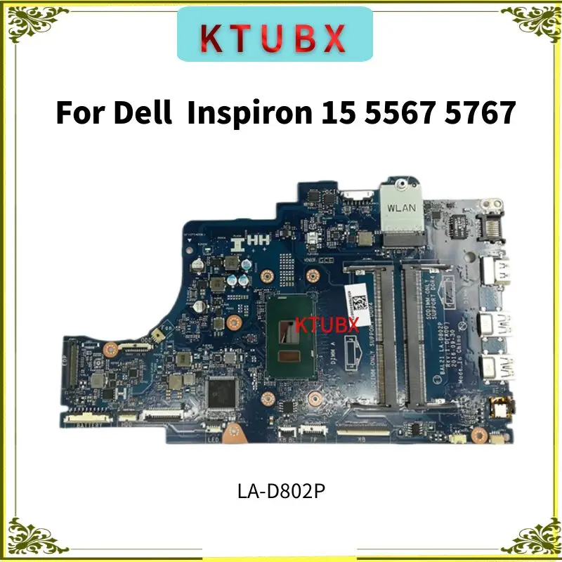 LA-D802P-Motherboard-For-Dell-Inspiron-15-5567-5767-Laptop-Motherboard ...