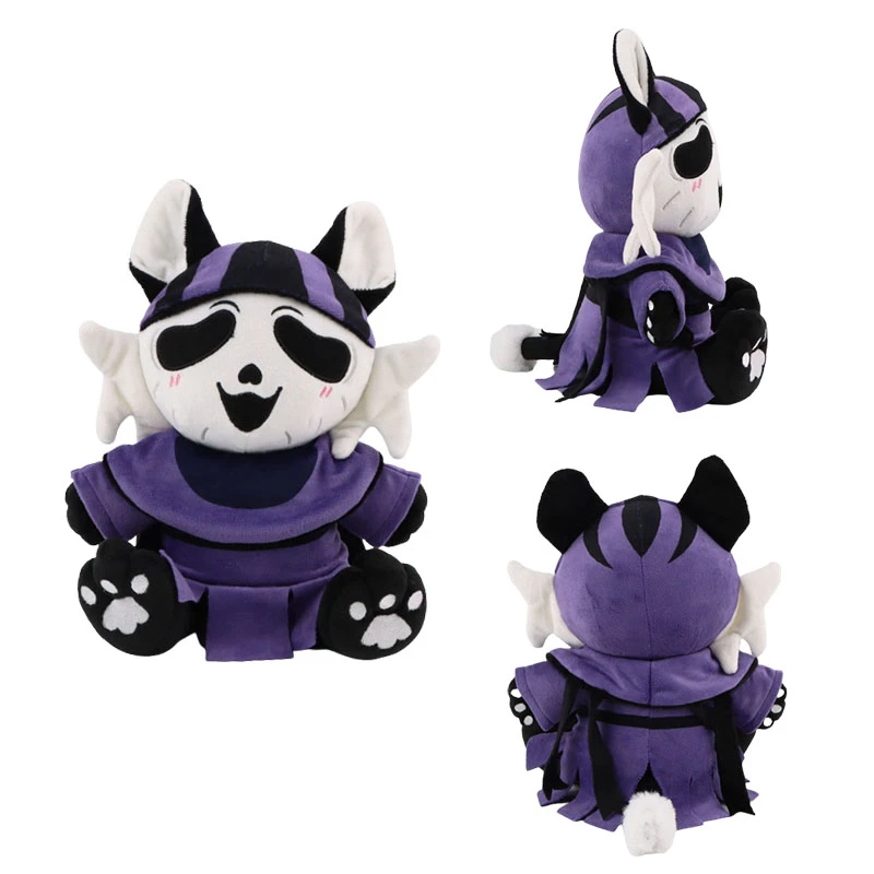 25cm Kawaii Ghostmyers Cat Ghostface Plush Toy Soft Cat Stuffed Animals ...