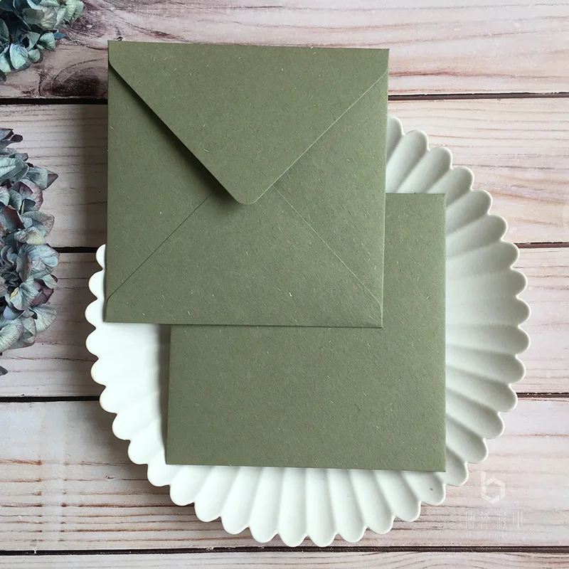 Abacate-Verde-Envelopes-Carteira-Envelopes-Presente-Vintage-16cm-x-16cm ...