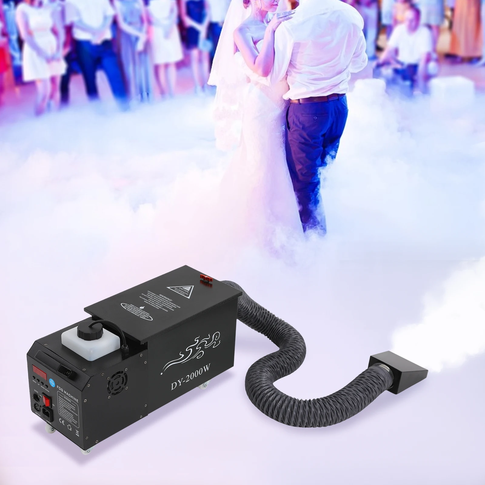 2000W Low Lying Fog Machine, Water Based Ground Fog Machine with Tube ...
