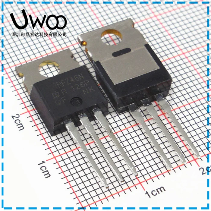 100% Original Novo IRFZ46NPBF IRFZ46N IRFZ46 46A 55V PARA 220 IRG4BC40SPBF G4BC40S TO 220AB 60A ...