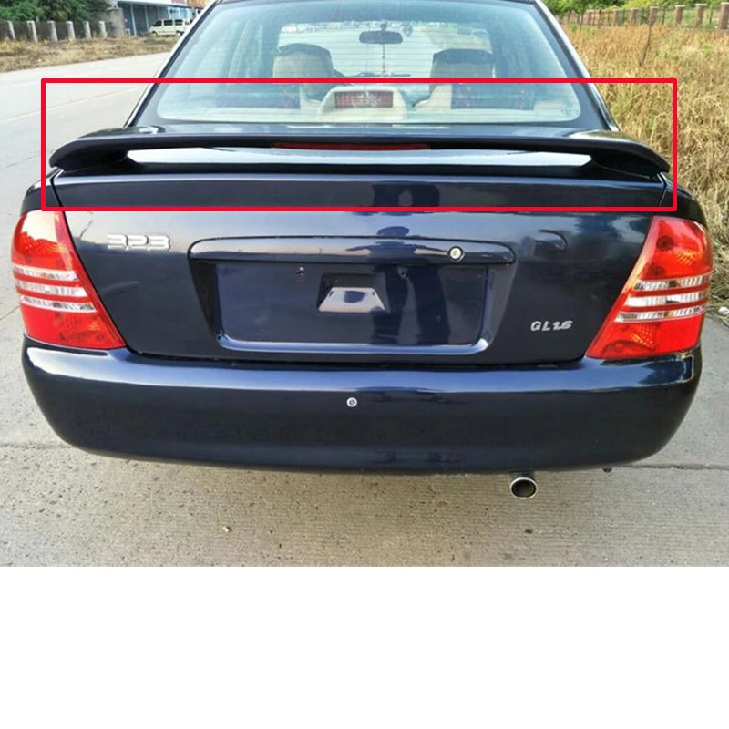 For-Mazda-323-Spoiler-WING-ABS-Material-Car-trunk-Rear-Tail-Lip-Body ...