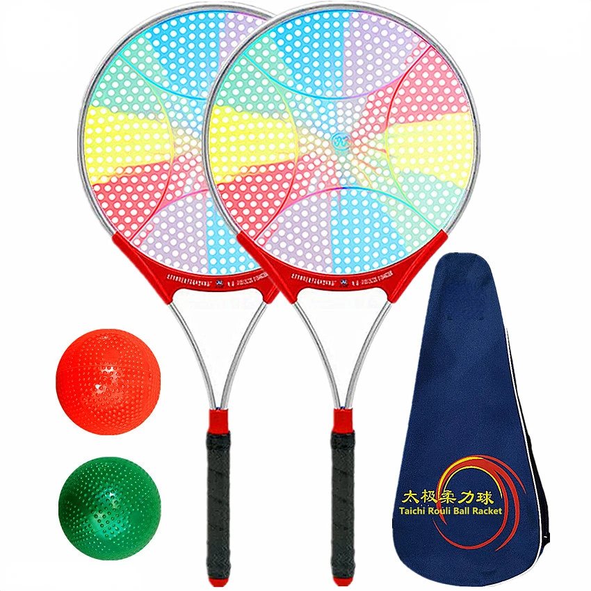 2-Rackets-2-Balls-1-Bag-Chinese-Kongfu-Chinese-Wushu-Martial-Arts-Taiji ...