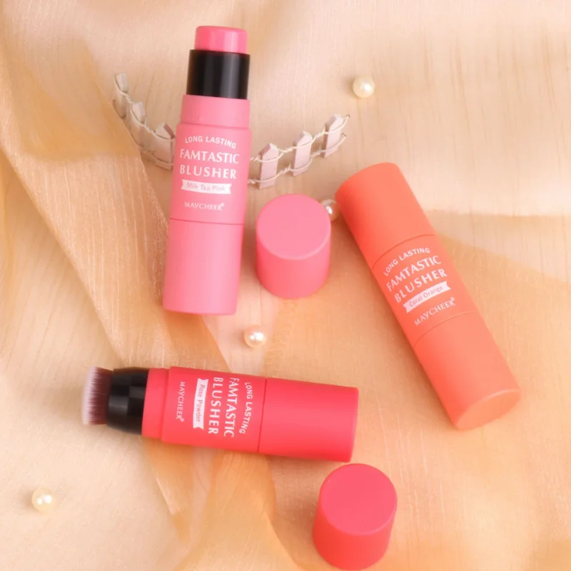 3-Colors-Double-End-Cream-Blush-Stick-Waterproof-Blush-Contour-Mix ...