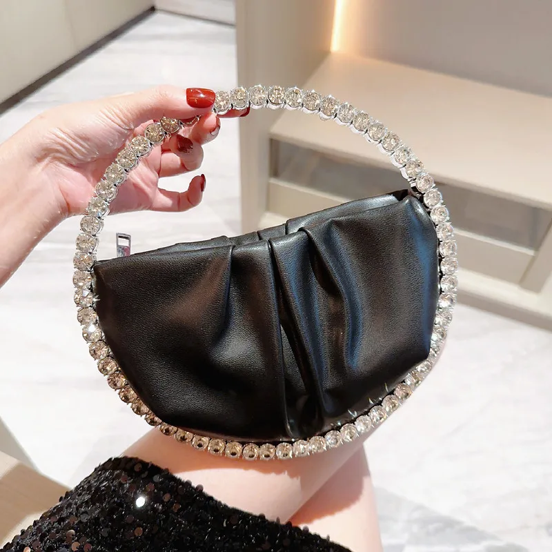 Round-Diamond-Evening-Bag-Women-New-Party-Dinner-Dress-Bags-PU-Clutch ...