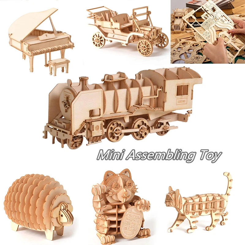 Laser-Cutting-DIY-Sailing-Ship-Train-Airplane-Toys-3D-Wooden-Puzzle-Toy ...