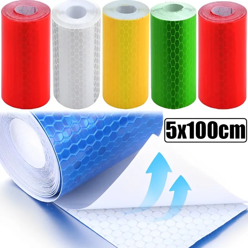Car-Reflective-Tape-Safety-Warning-Car-Decor-Sticker-Reflector-Anti ...