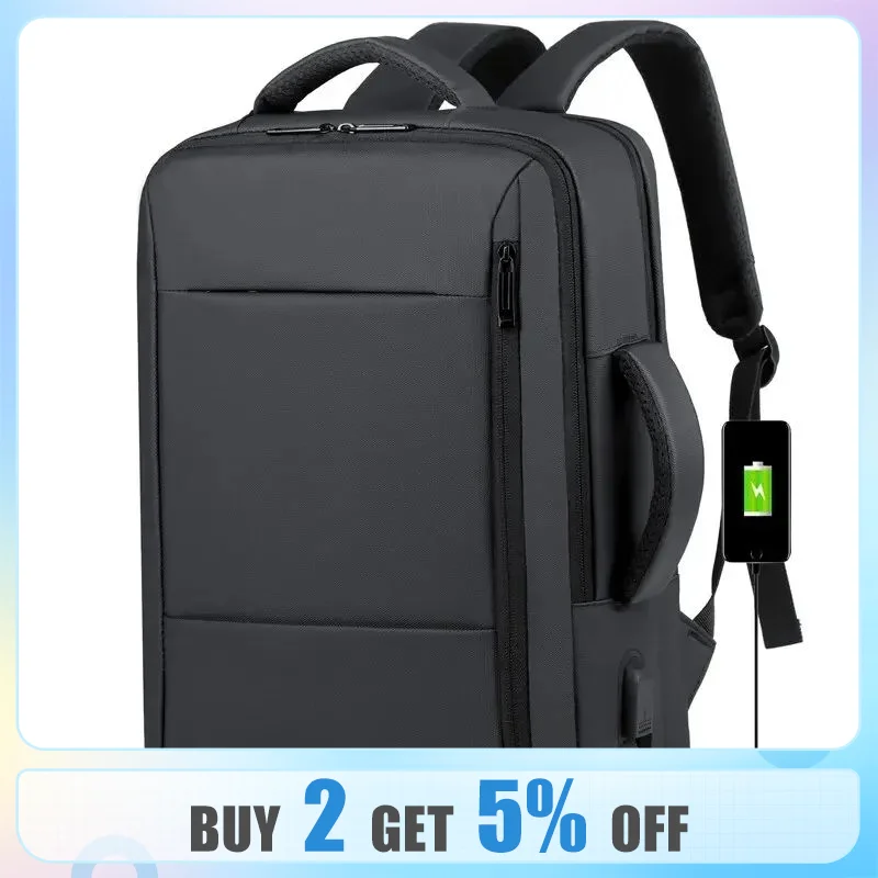 Men-Large-Capacity-Backpack-USB-Charging-Male-Laptop-Bagpack-Waterproof ...