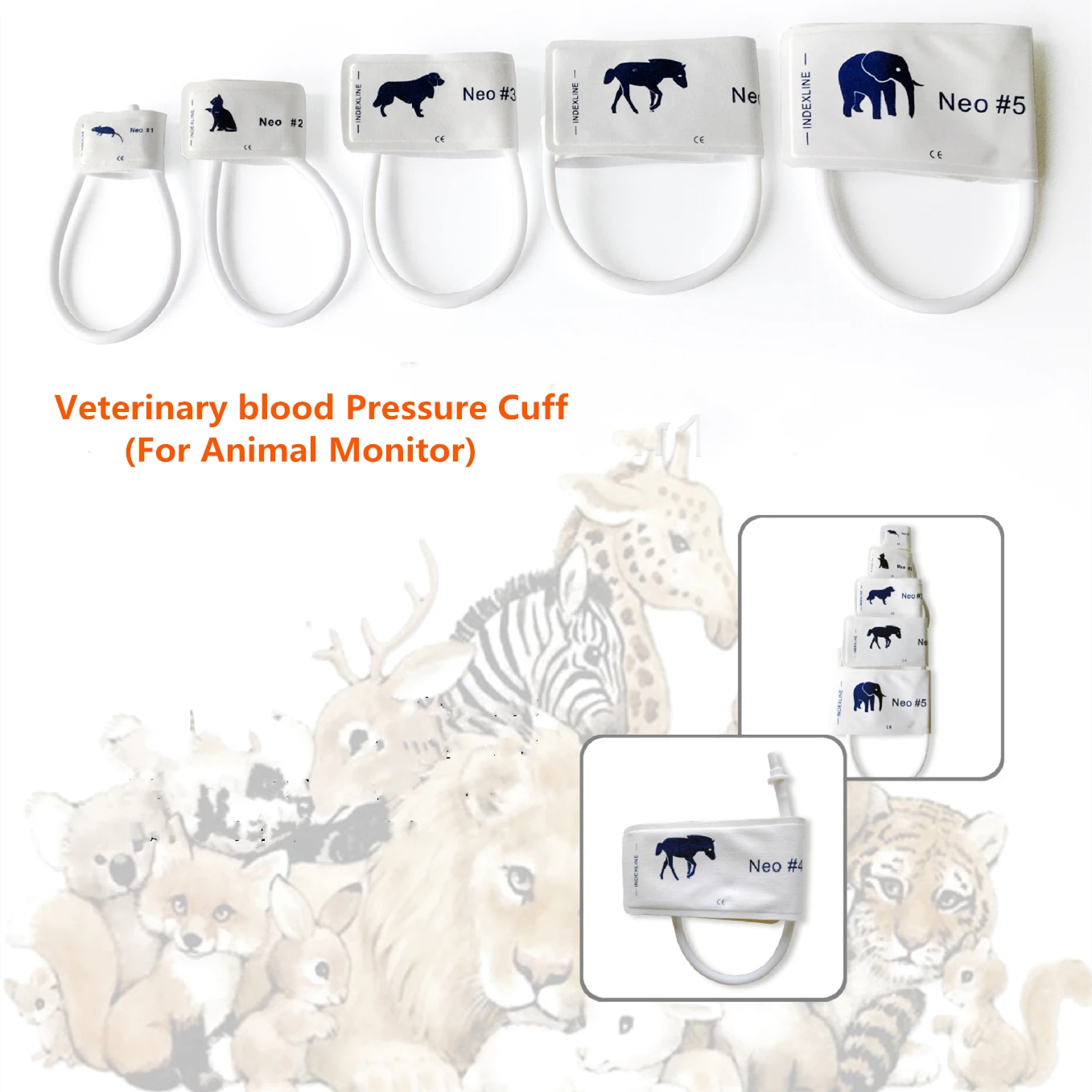 Veterinary-blood-Pressure-Cuff-Patient-Monitor-Vet-Pets ...