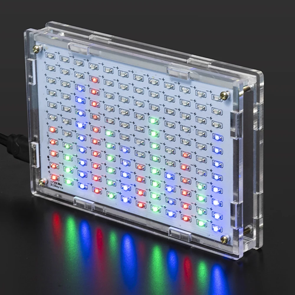 DIY-LED-Music-Spectrum-Electronic-Kit-Audio-Sound-Frequency-Display-PCB ...