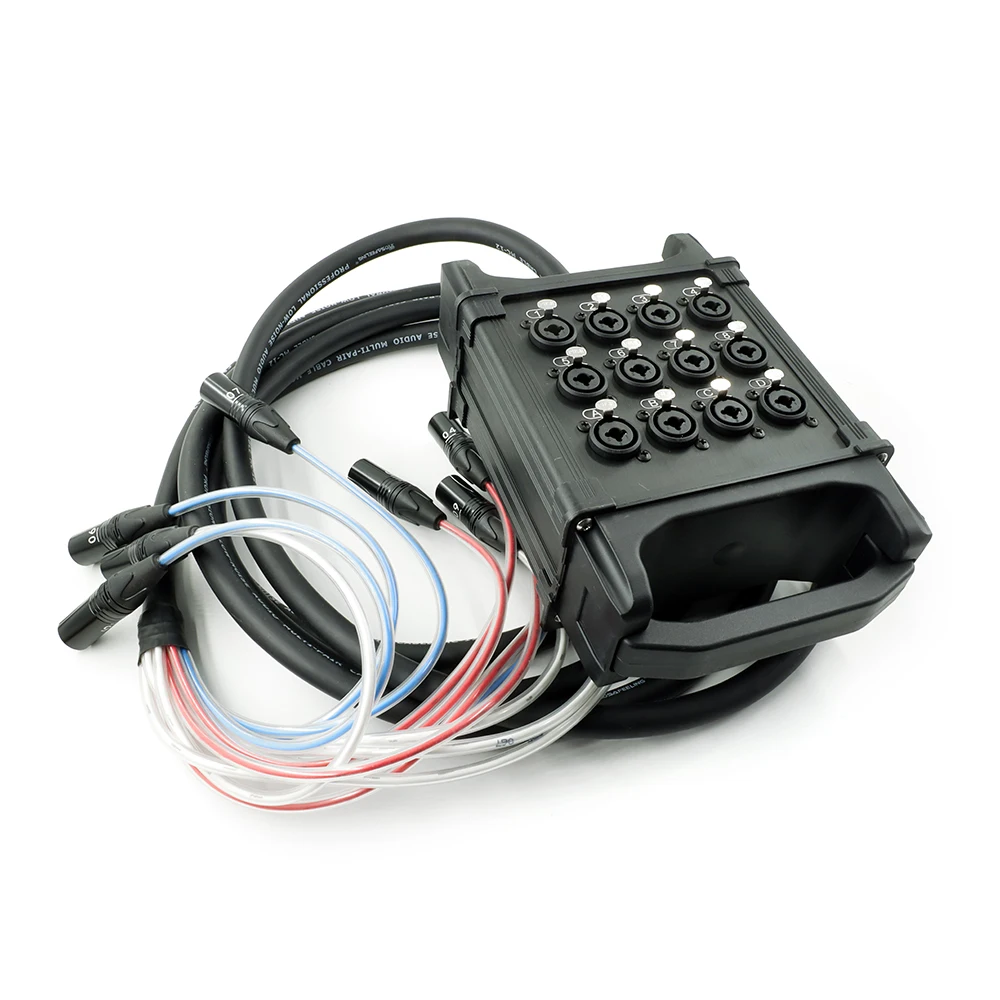 12-Ways-3PIN-XLR-Male-To-XLR-6-5MM-6-35MM-Female-Professional-Multi ...