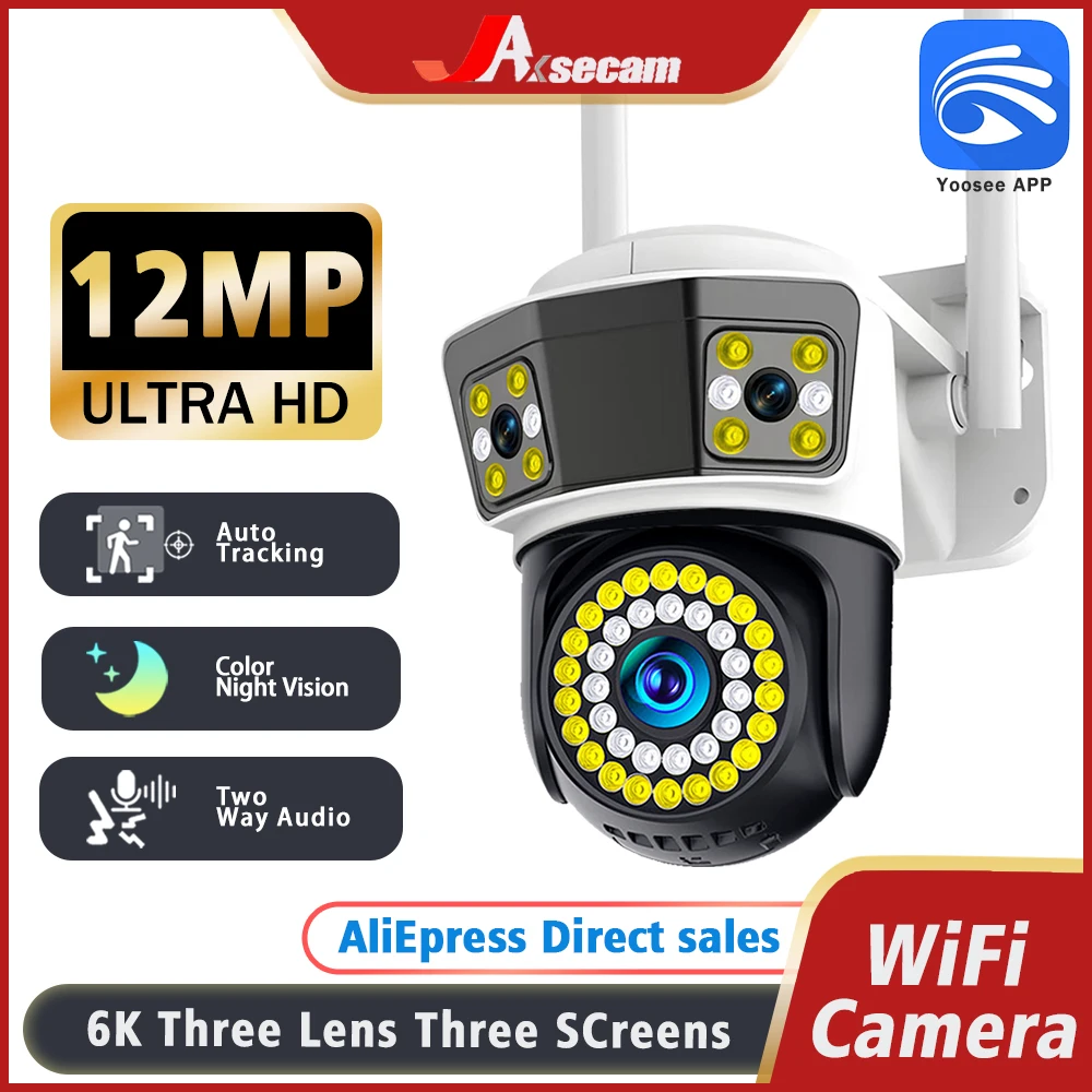 6K12MP-HD-YOOSEE-Outdoor-WiFi-Three-Screens-PTZ-IP-Camera-Auto-Tracking ...